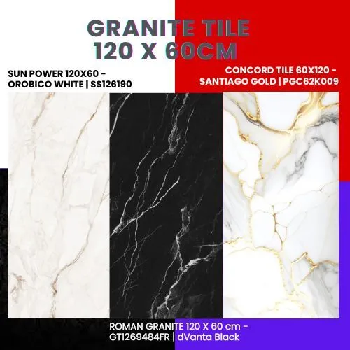 GRANITE Lantai 120x60cm Pekanbaru | April 2026